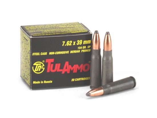 TULAMMO 7.62X39MM 154 GRAIN SP | Shell Shokd - Ammunition and Supplies