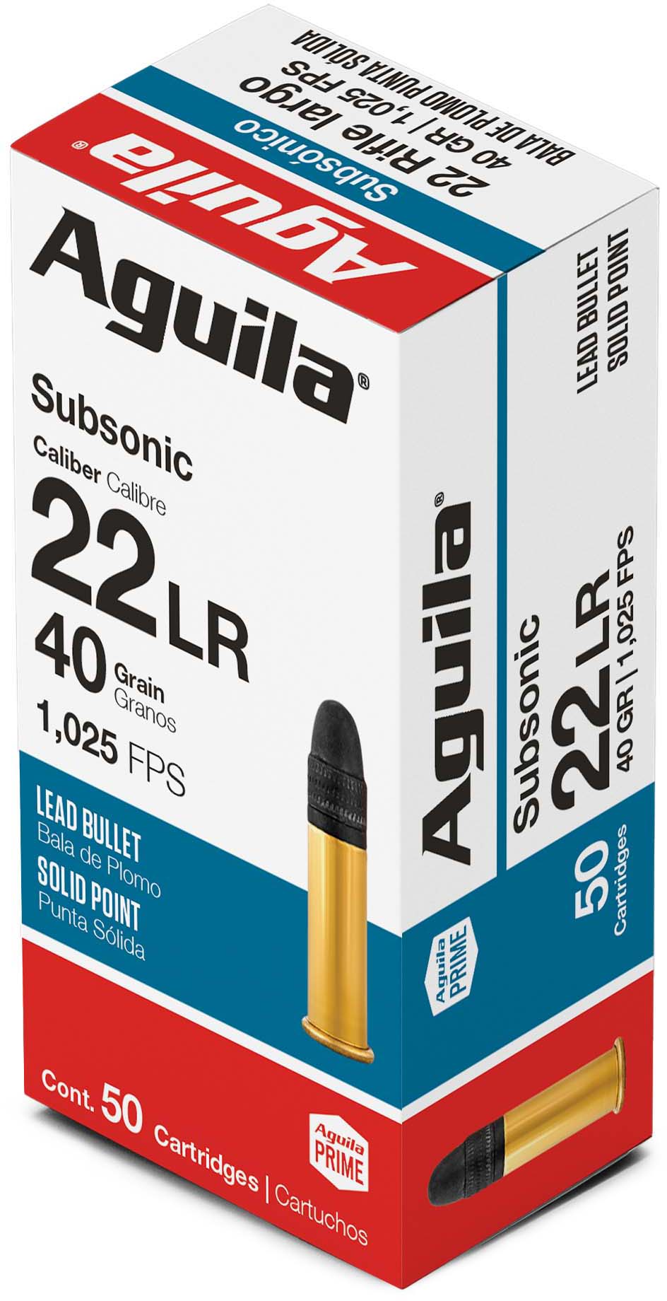 Aguila Subsonic 22LR 40 Grain Lead Round Nose 1B220269 | Shell Shocked ...